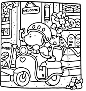 Free Cozy Cuties Coloring Pages: Click Download Now