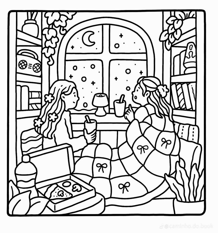 Free Download: Girl Moments Coloring Book by Coco Wyo
